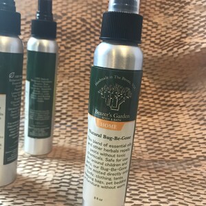 Natural Pest Repellent Bug Be Gone Organic Bug Spray | Etsy