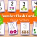 Number Flashcards 1-50: Preschool Counting & Tracing (digital Download ...