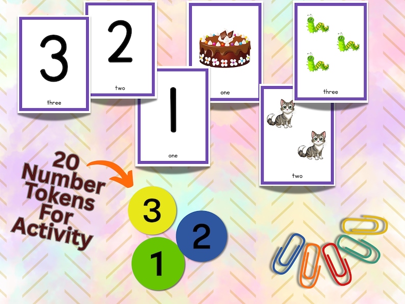 Number Flashcards 1-50: Preschool Counting & Tracing (digital Download ...