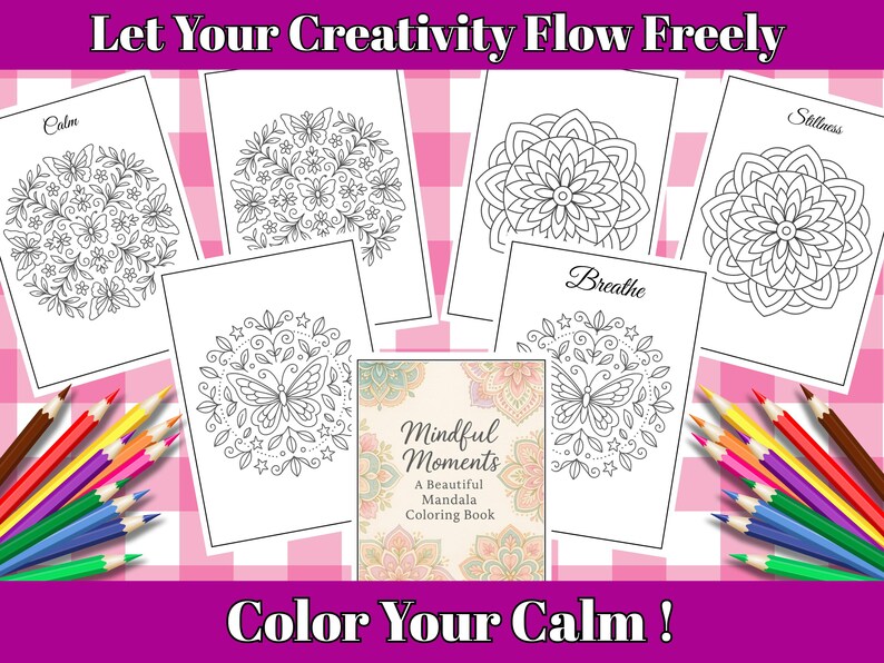 Mandala Coloring Pages Printable Mandala Mindfulness Coloring Sheets ...