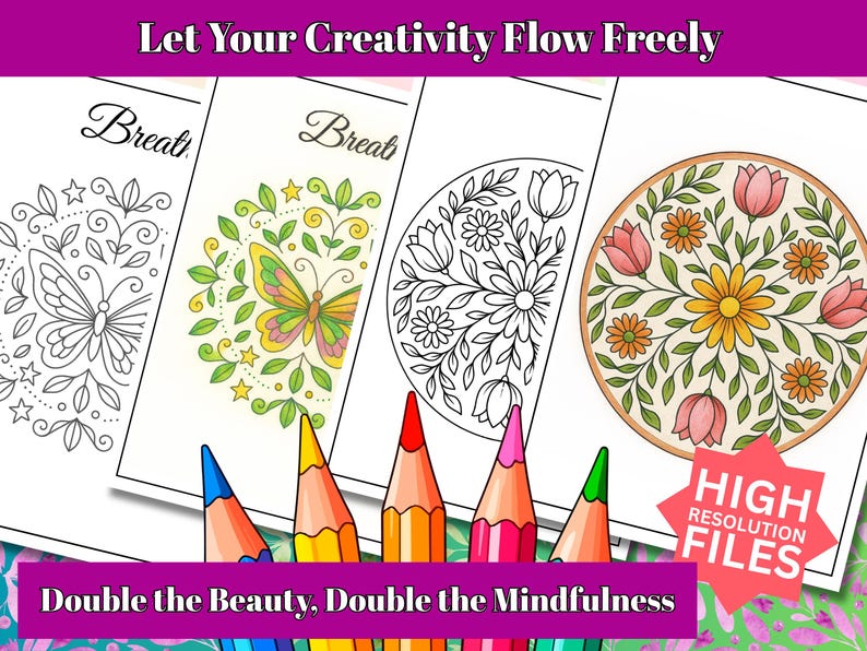 Mandala Coloring Pages Printable Mandala Mindfulness Coloring Sheets ...