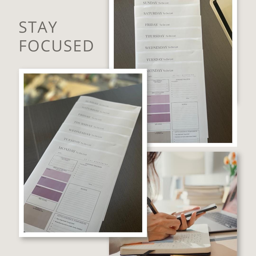 2025 Daily Planner, to Do List, Expense Tracker, Goal Setting, Budget ...