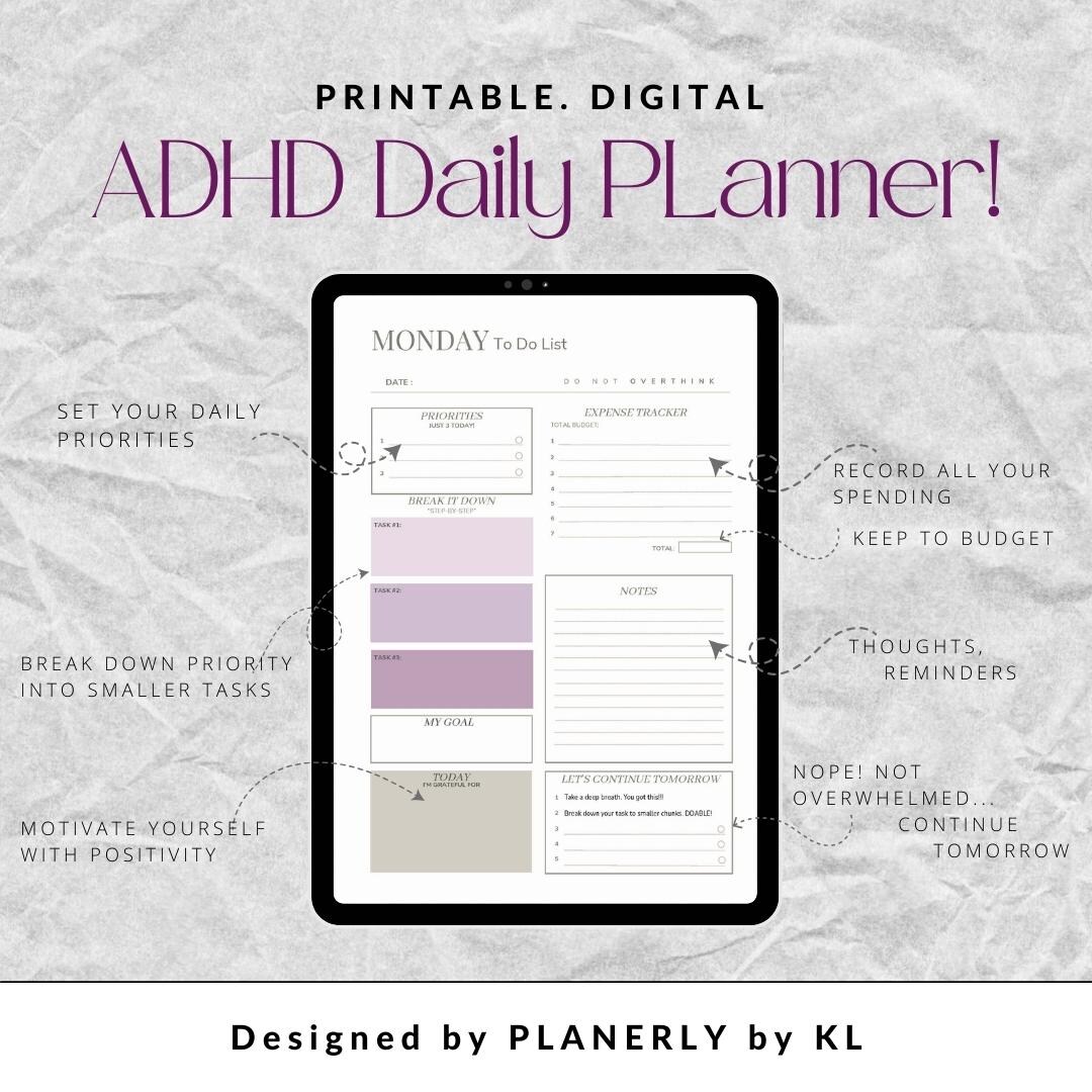 2025 Daily Planner, to Do List, Expense Tracker, Goal Setting, Budget ...