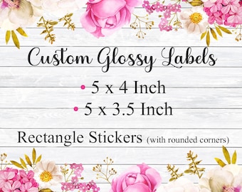 Small 1.25 Inch Round Custom Stickers Regular Glossy or Glossy Vinyl ...