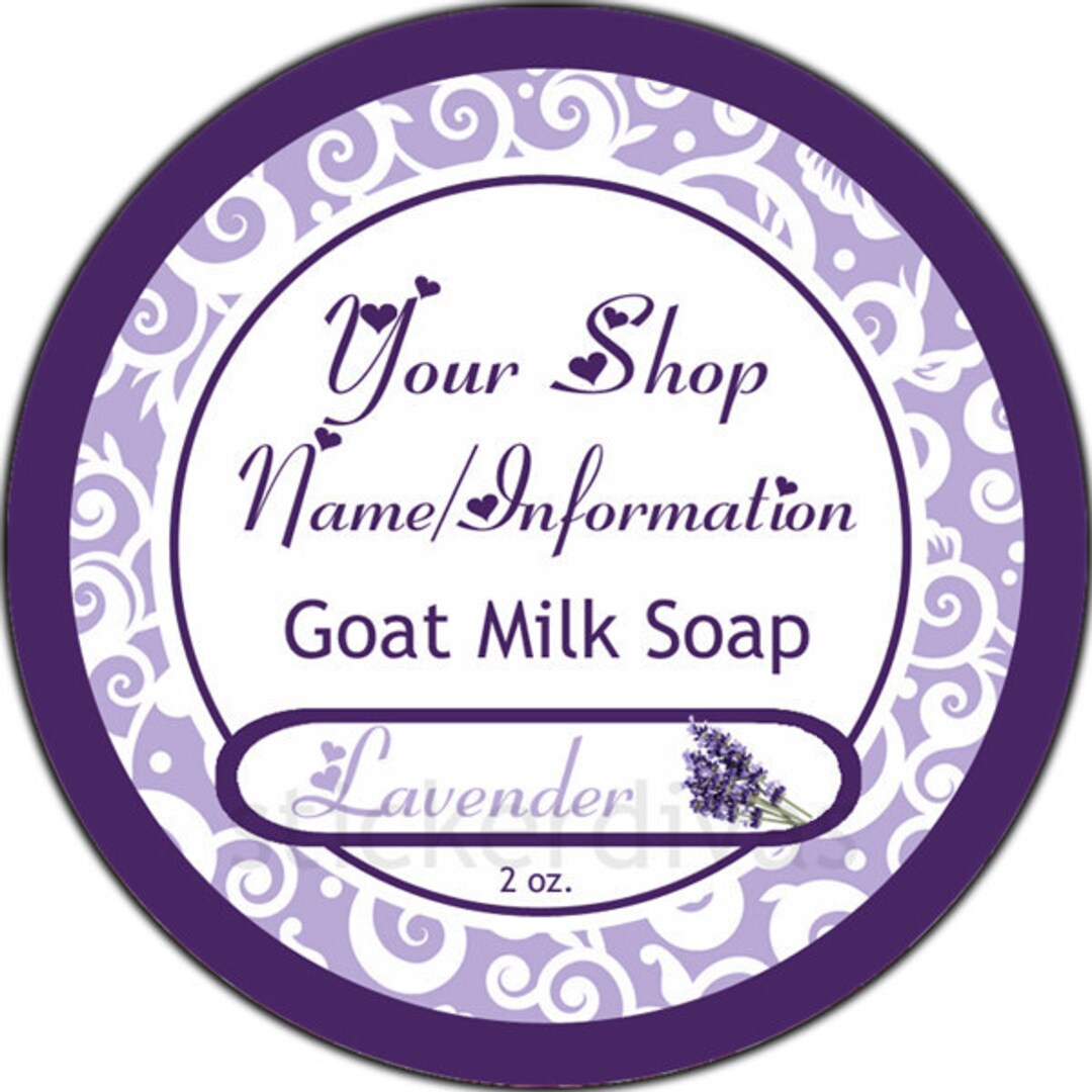 Custom Labels Bath Beauty Soap Product Shop Thank You Favor Address ...