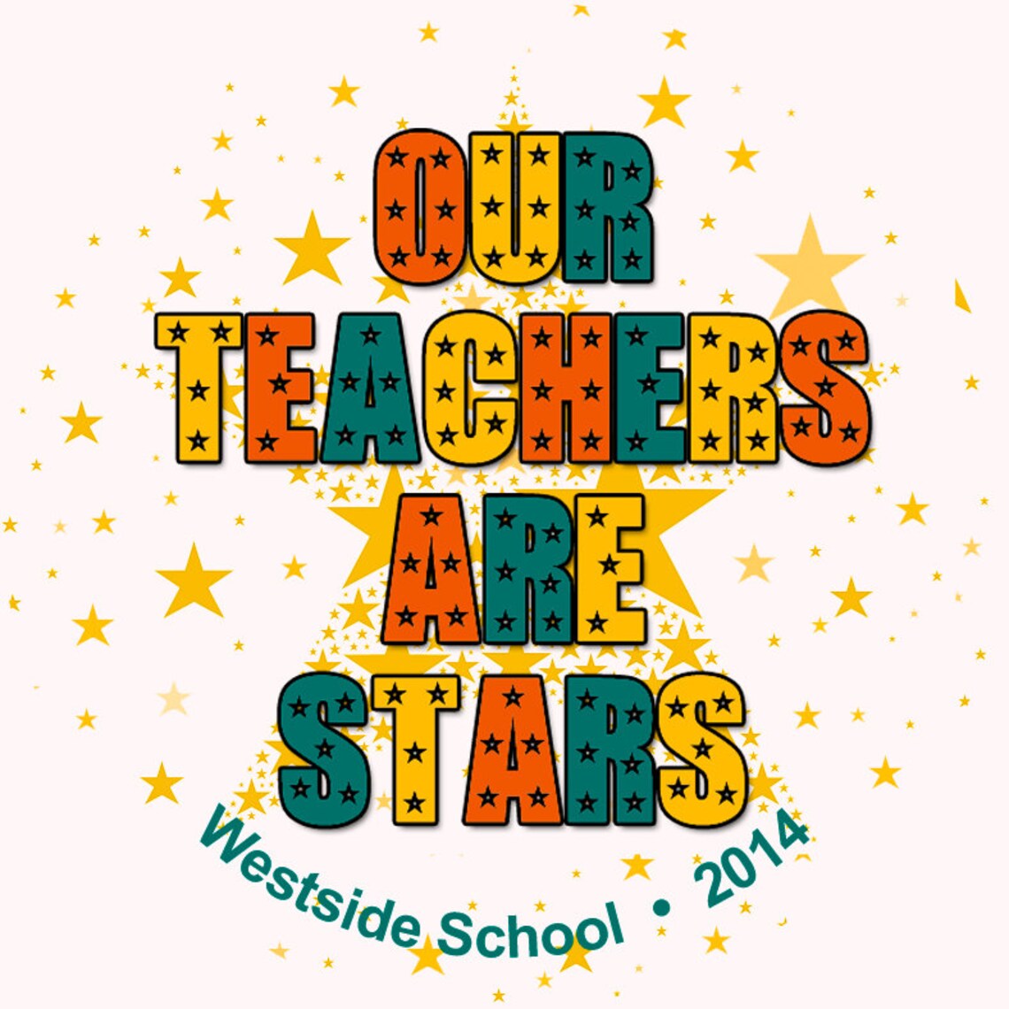 Our Teachers Are Stars Teacher Appreciation Star Themed | Etsy