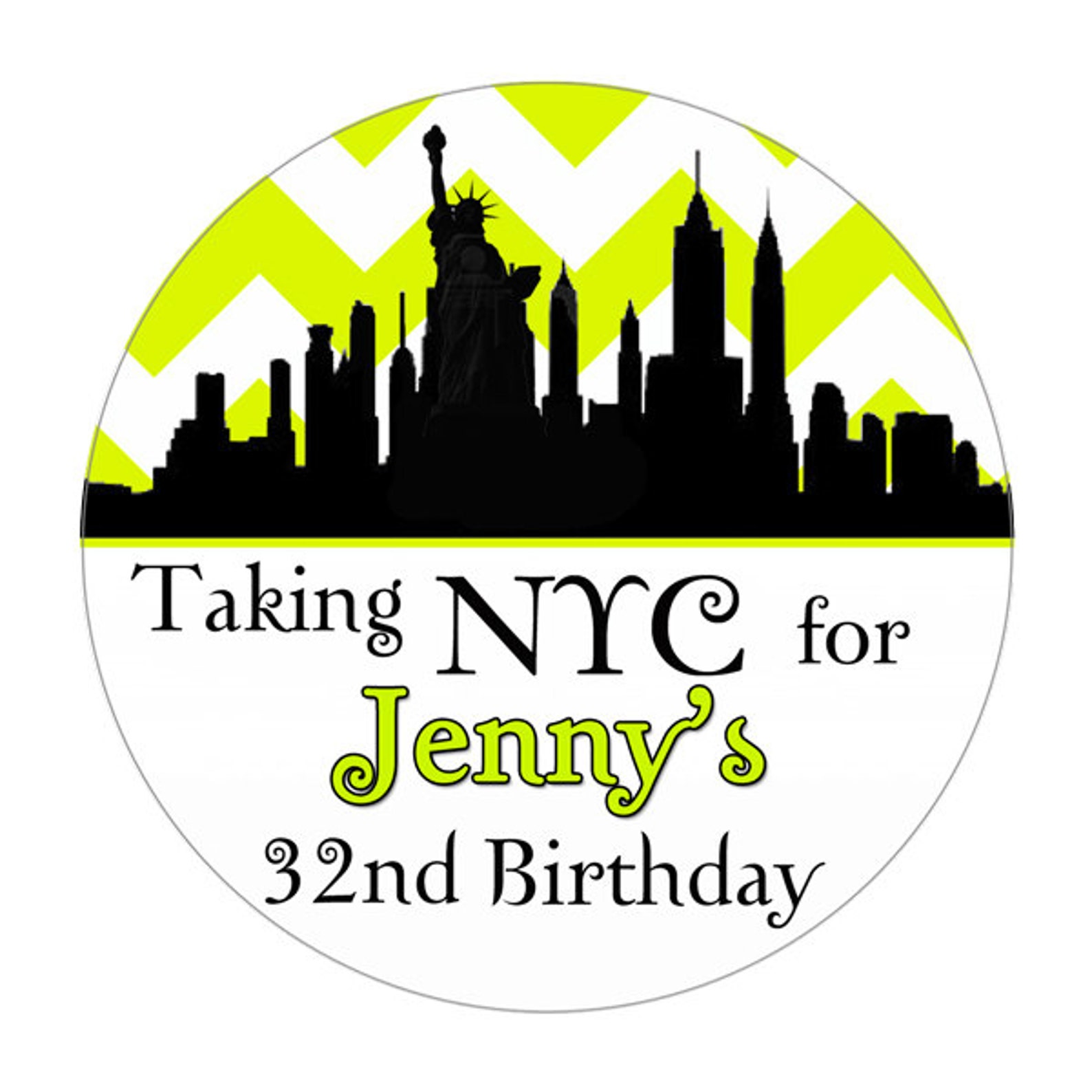 5 Inch Round Custom Stickers Regular Glossy or Glossy Vinyl | Etsy