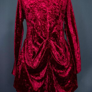 Burgundy Velvet Layering Top - Etsy