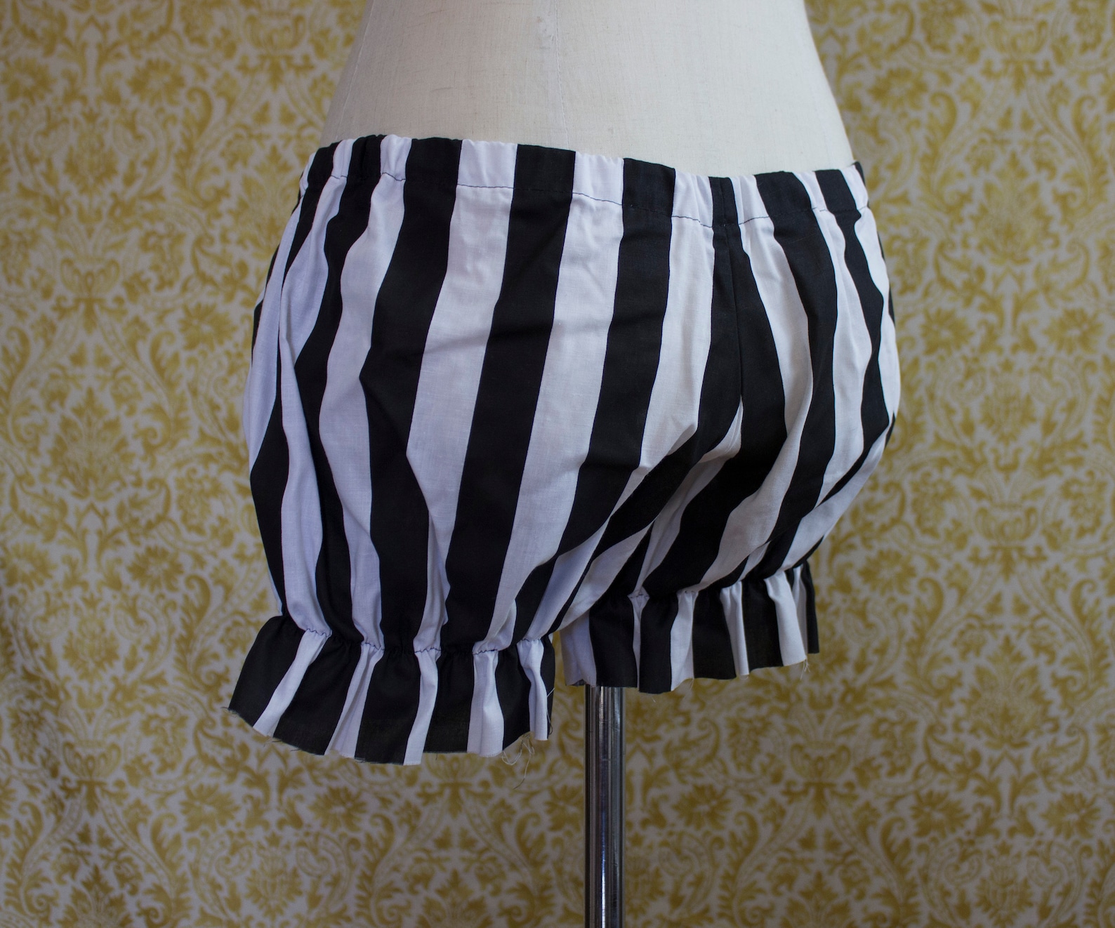 CUSTOM - Mini Micro Bloomers 1 Inch Black and White Stripes - Etsy UK