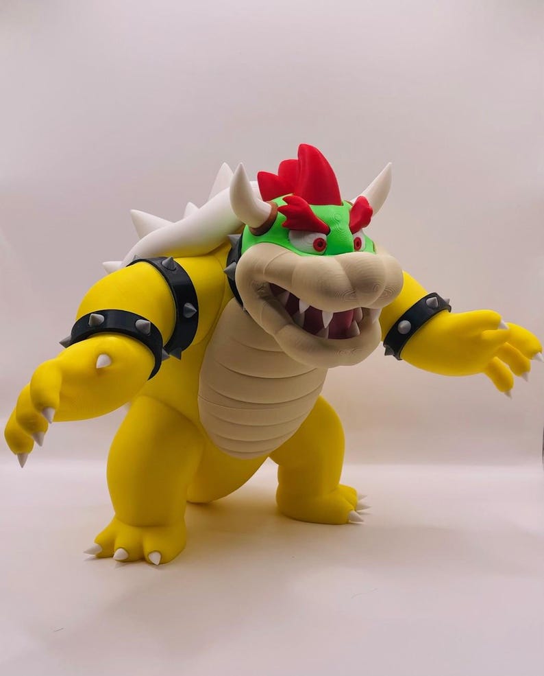 3D Printed Mario-inspired Figures - Etsy