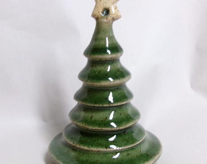 Christmas Tree With a Crooked Star on Top - 5 Inch Tree - Handmade ...