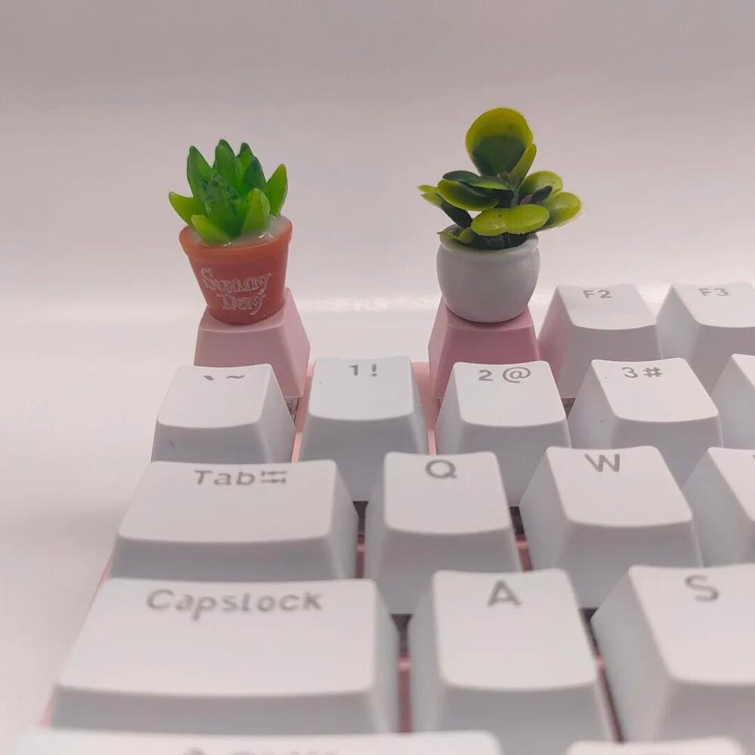 Plant Keycap | Custom Cherry Profile Keycap | Kawaii Accessory for ...