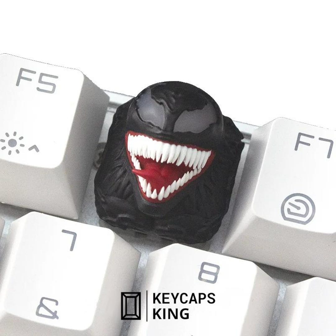 Venom Keycap | 3D Resin Keycap for Mechanical Keyboard | Spider-man ...