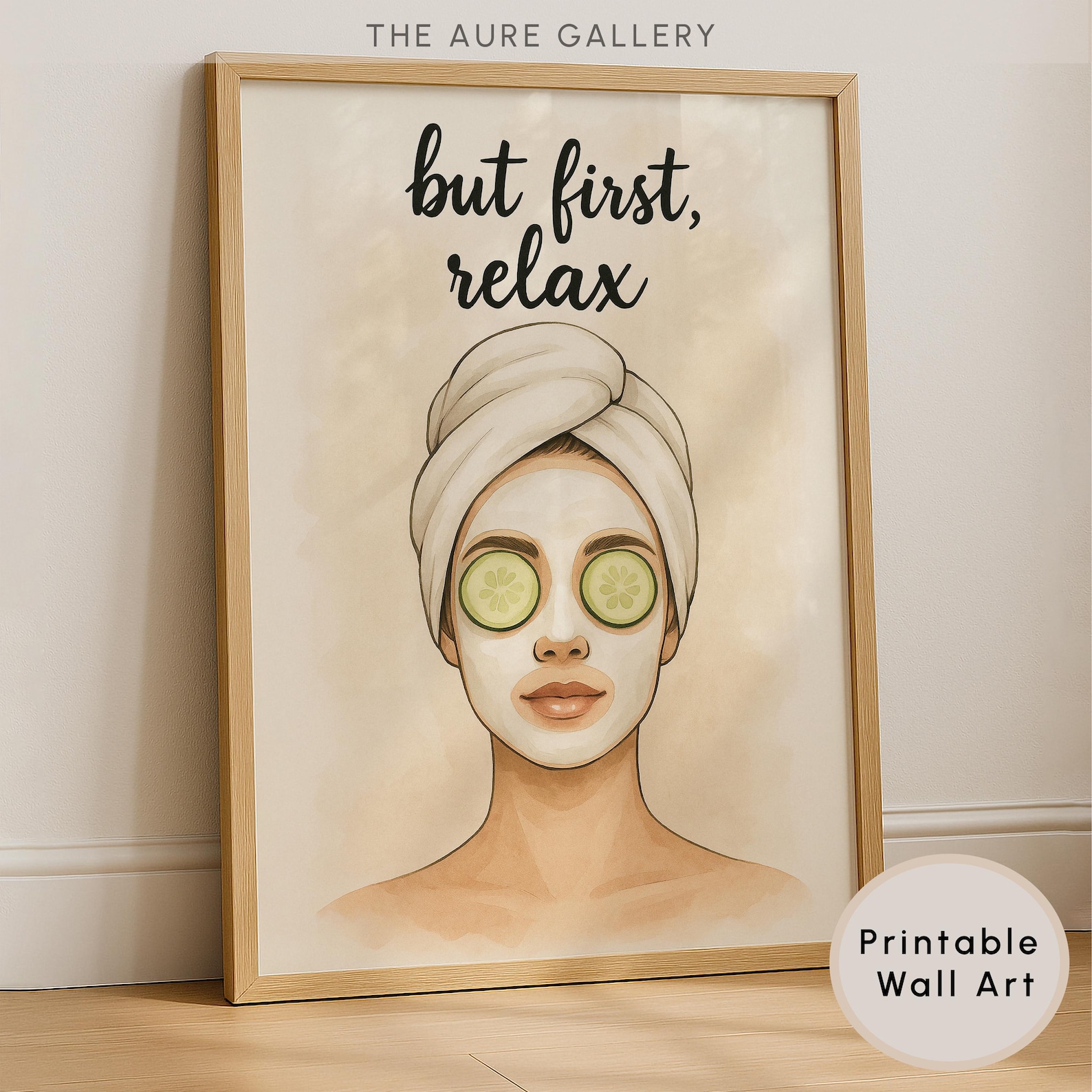 Spa Wall Art Set of 3| Esthetician Printable Decor | Relaxing Self Care ...