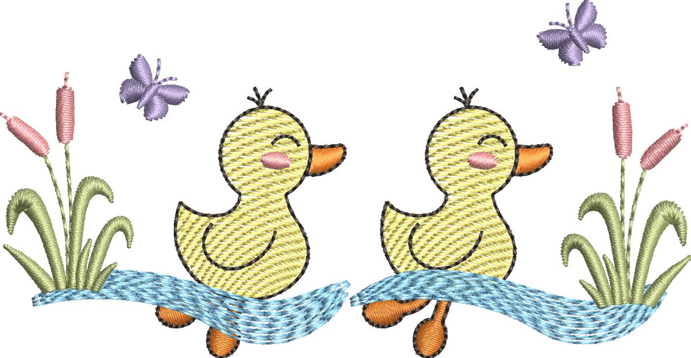 Embroidery Design Ducklings 011 - Etsy