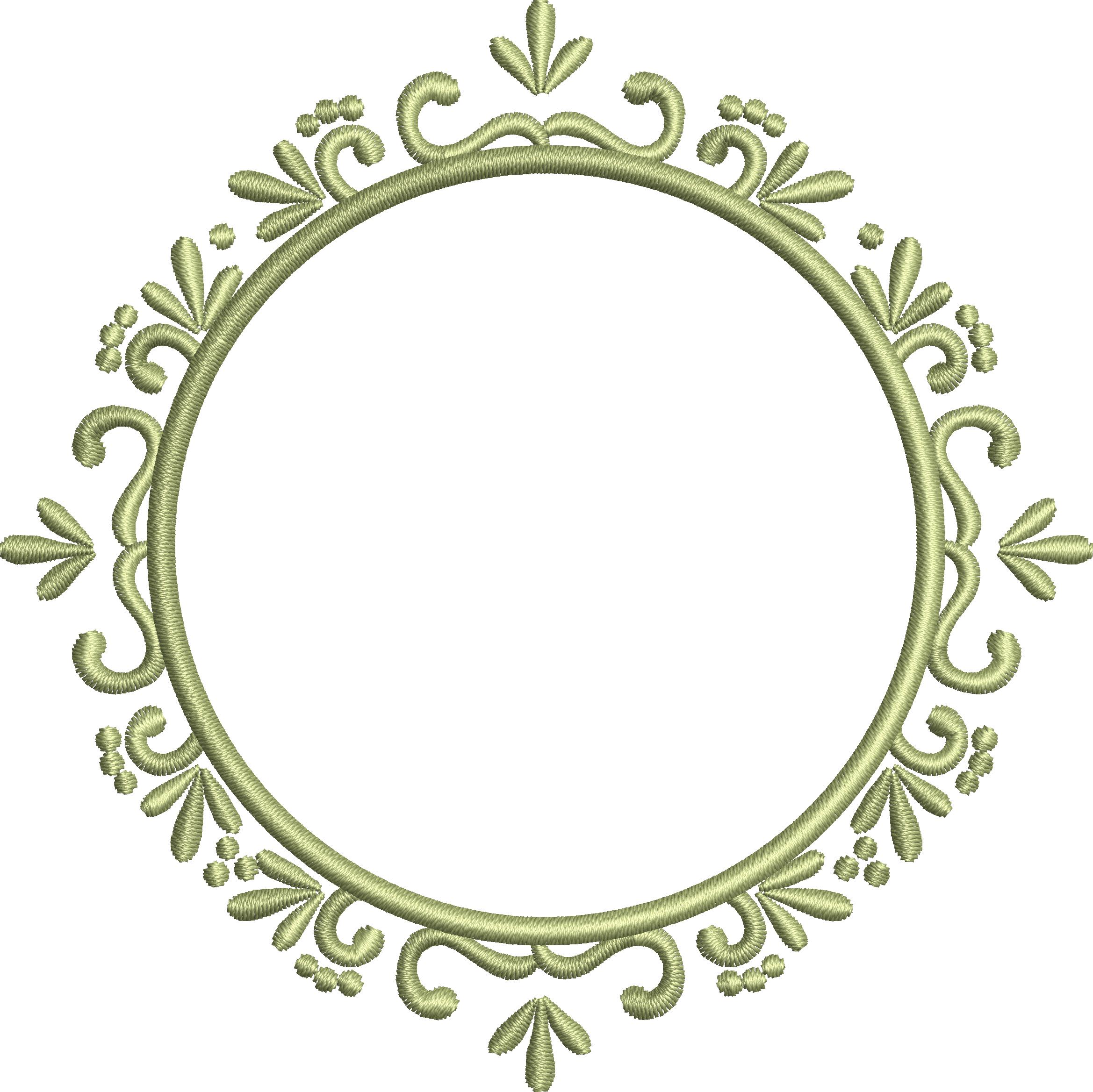 Embroidery Design Collection of Frames 046 - Etsy