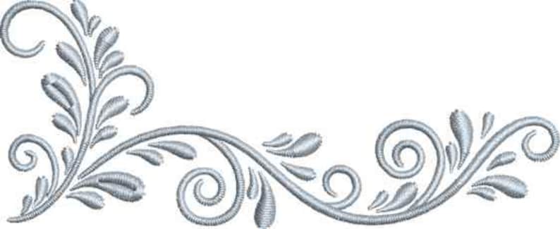 Embroidery Design Branches and Flowers 002 - Etsy