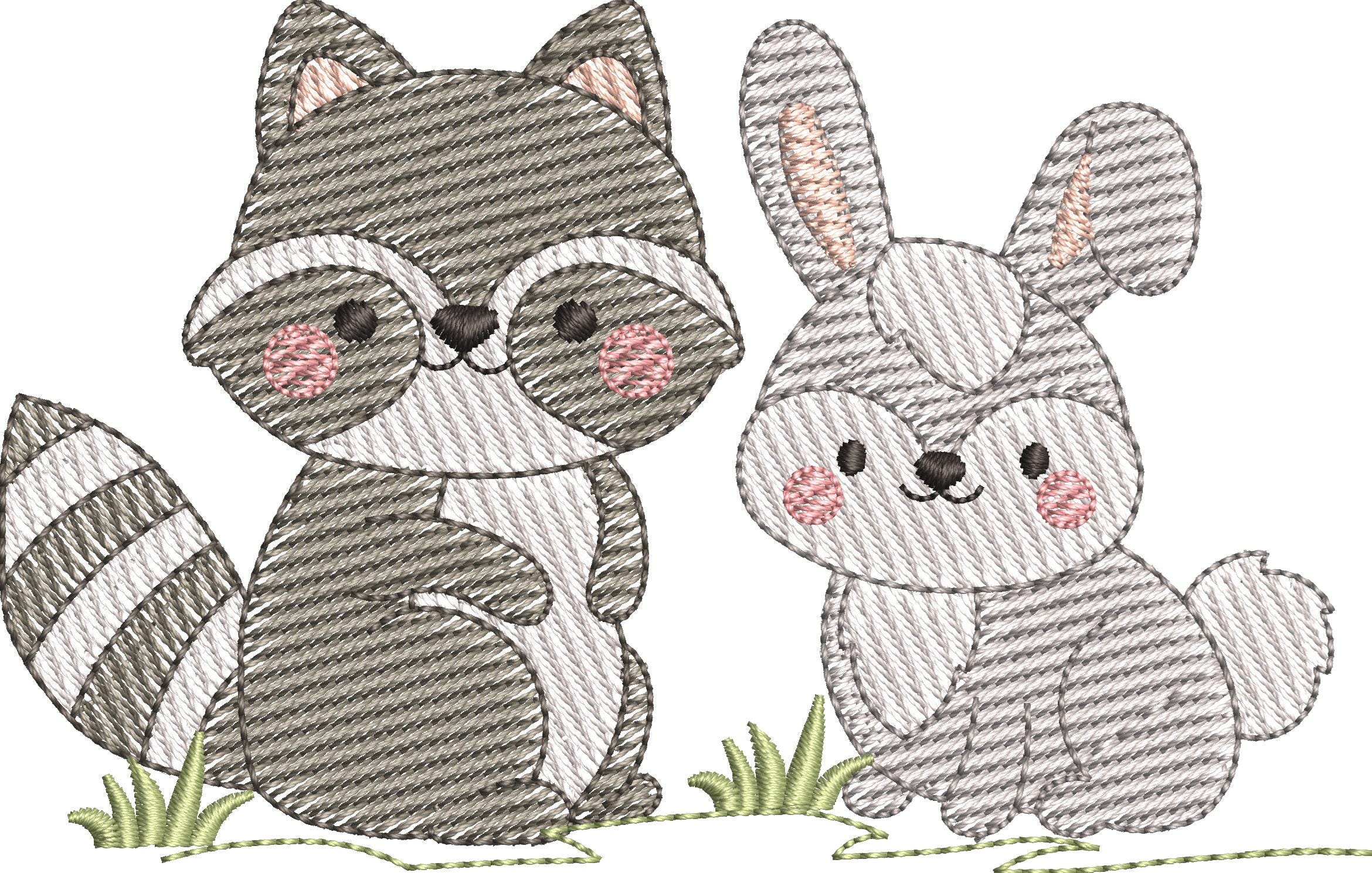 Embroidery Design Animals Collection 034 - Etsy