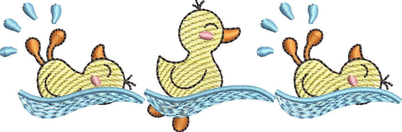 Embroidery Design Ducklings 011 - Etsy