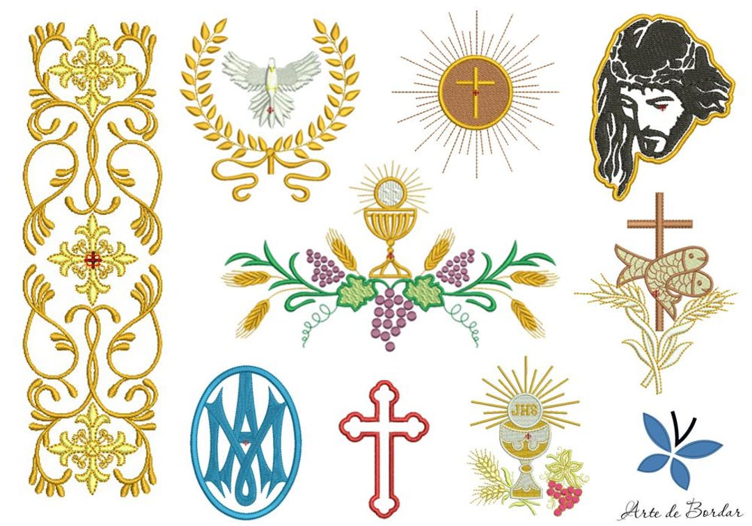 Embroidery Design Religious Collection 008 - Etsy