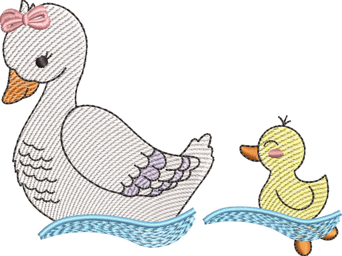 Embroidery Design Ducklings 011 - Etsy