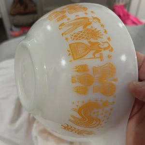 RARE Vintage Pyrex Orange Pumpkin Butterprint Cinderella BOWL SET-441 ...