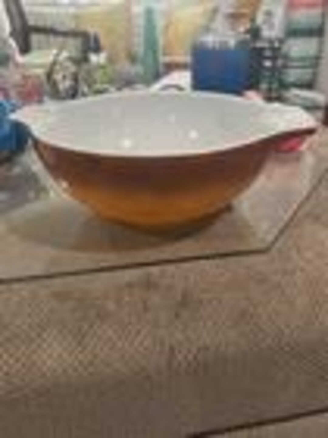 Vintage Pyrex Old Orchard Brown 4 Qt Mixing Bowl #444 - Etsy