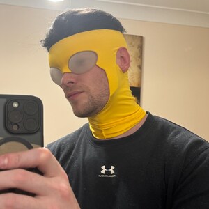 Invincible Mask: 3D Printed Resin Lens, Spandex Fabric - Etsy