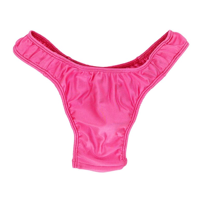 Hot Pink Satin Gaff Thong – Feminine Tucking Panty for Crossdressers ...