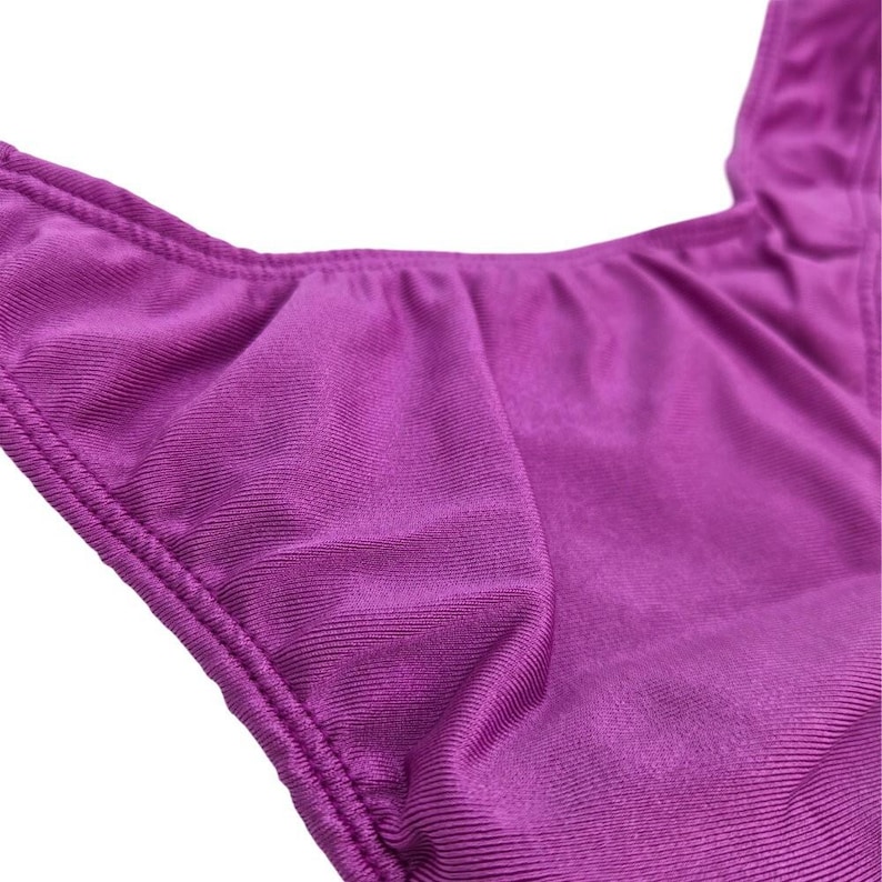 Purple Satin Gaff Thong for Transgender Crossdresser Smooth Tuck - Etsy