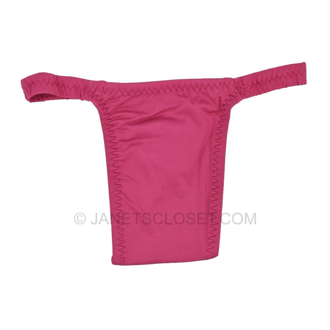 Hot Pink Tucking Gaff Thong: Seamless Compression Underwear for Trans ...