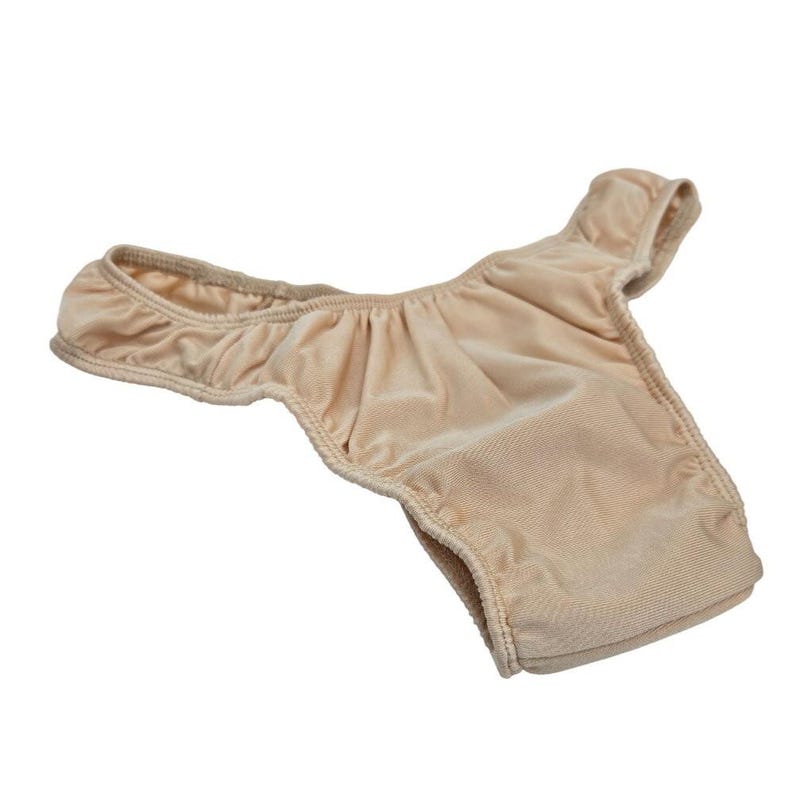 Nude Satin Gaff Panty Tucking Compression Underwear Transgender or ...