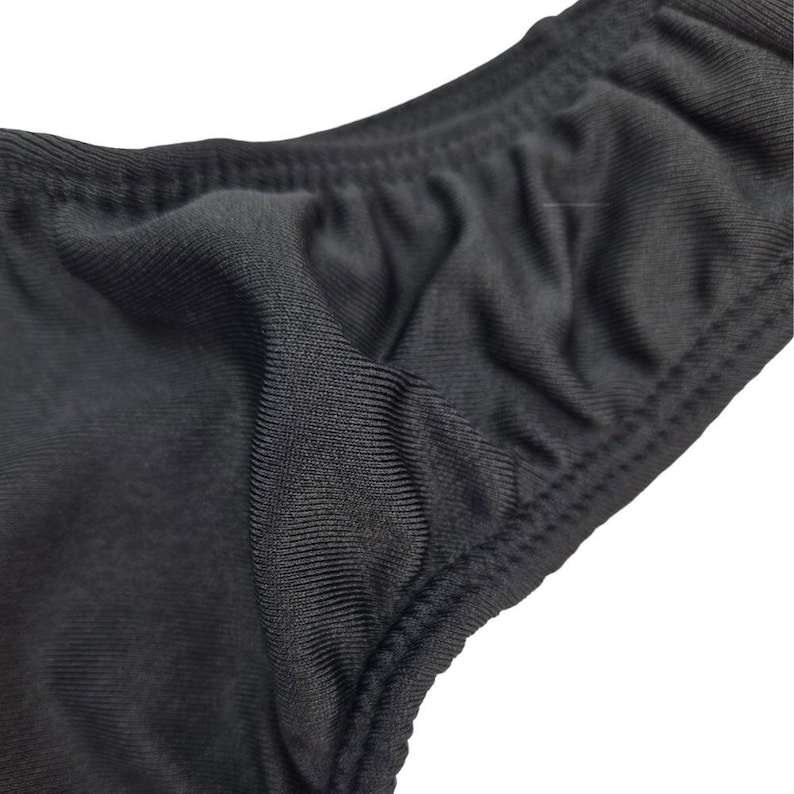 Black Satin Gaff Thong – Feminine Tucking Panty for Crossdressers ...