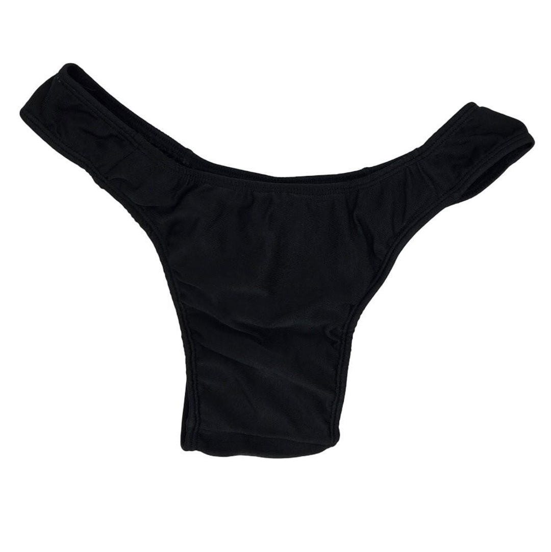 Black Satin Gaff Thong – Feminine Tucking Panty for Crossdressers ...