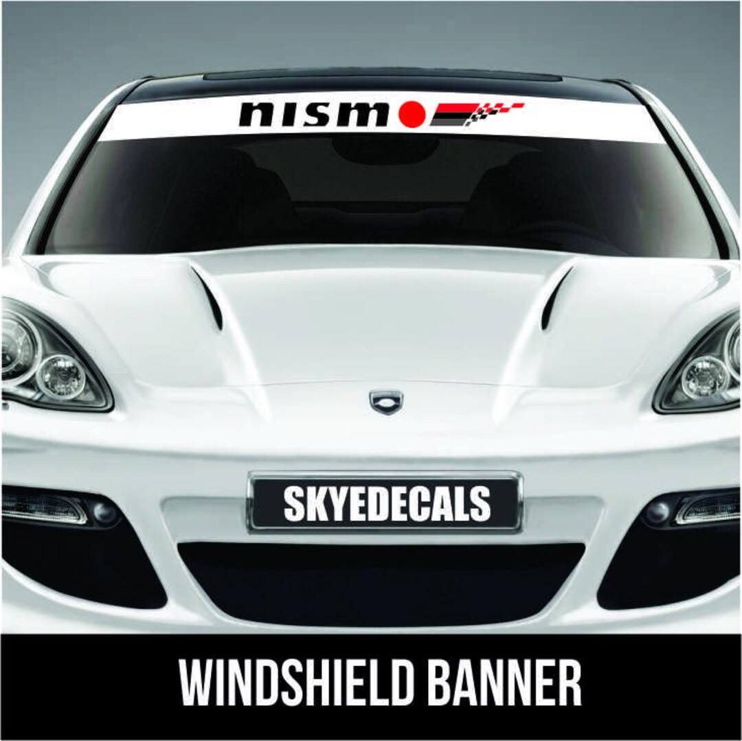 Nismo Windshield Banner Sticker Window Vinyl Decal Stickers for JDM ...