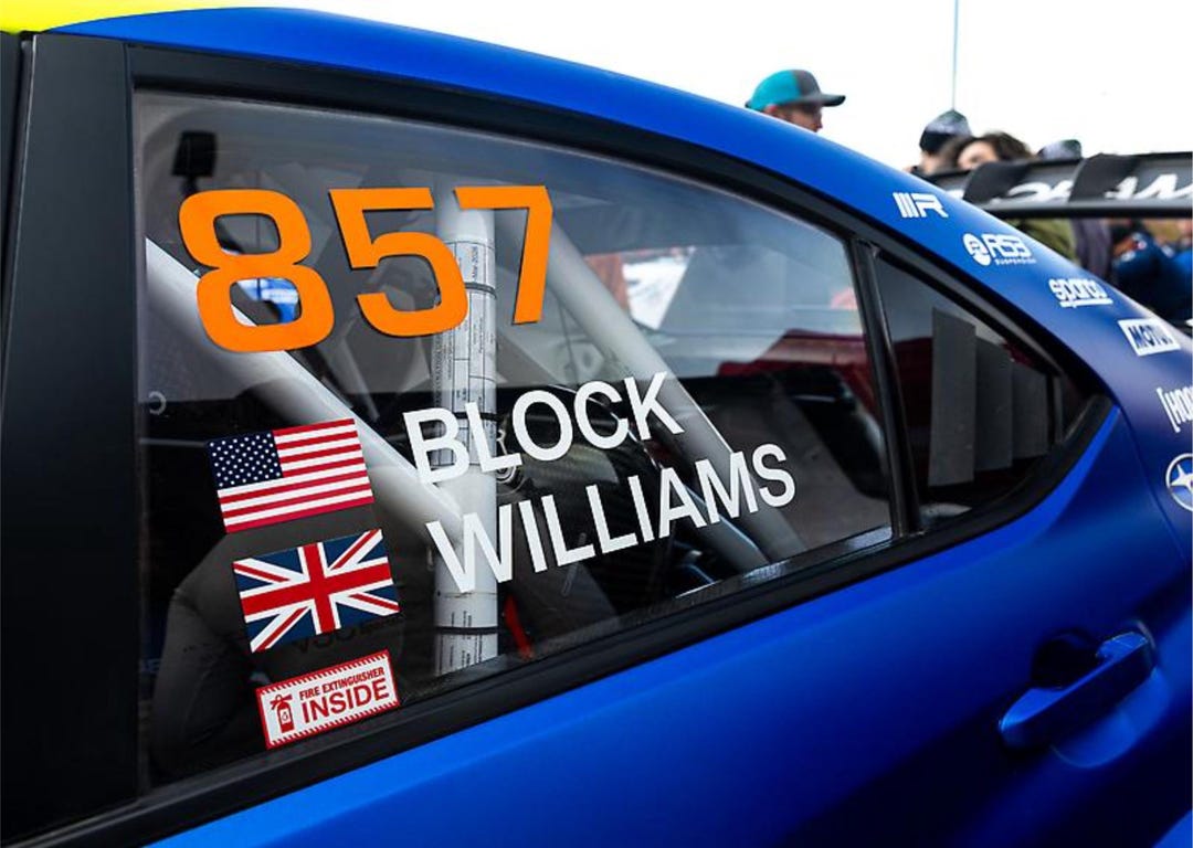 2PCS Racing Rally Name Any Flags Any Country Rally Cross Drag Circuit ...