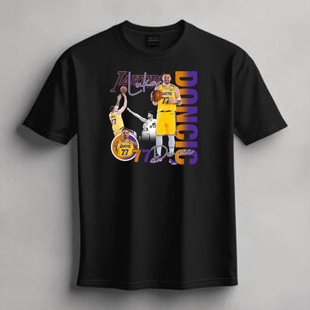 Lakeshow Luka Magic Doncic Lakers Basketball Team Vintage Style Bootleg ...
