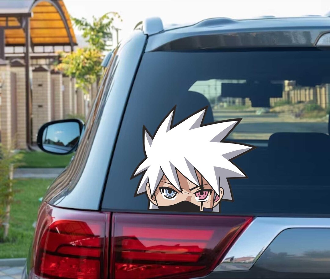 Sensei Red Eye Peeking Anime Super Decal Cartoon Ninja Slay Fighter ...