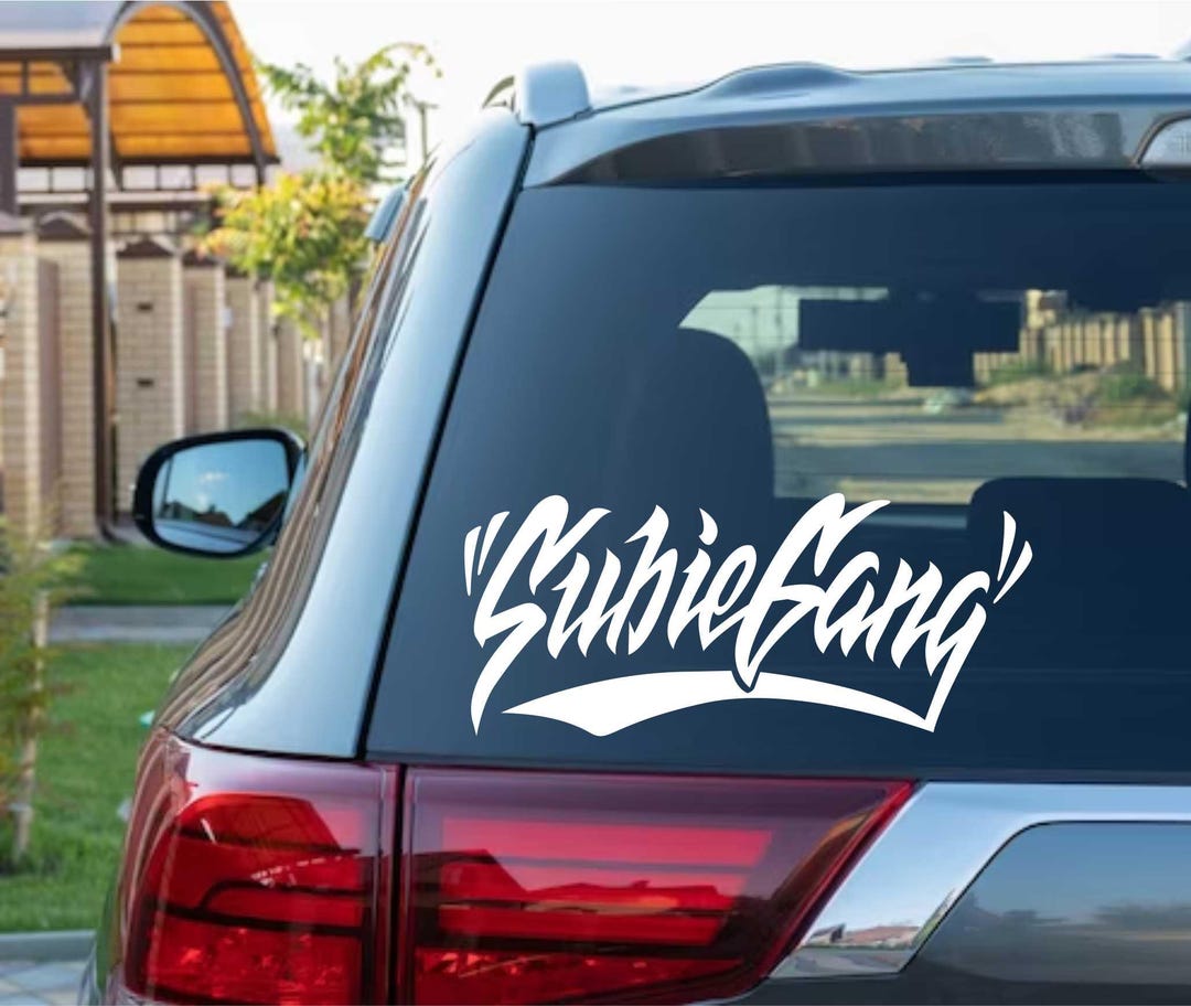 Subie Gang Decal Window Bumper Sticker Jdm Mitsubishi Honda Toyota ...