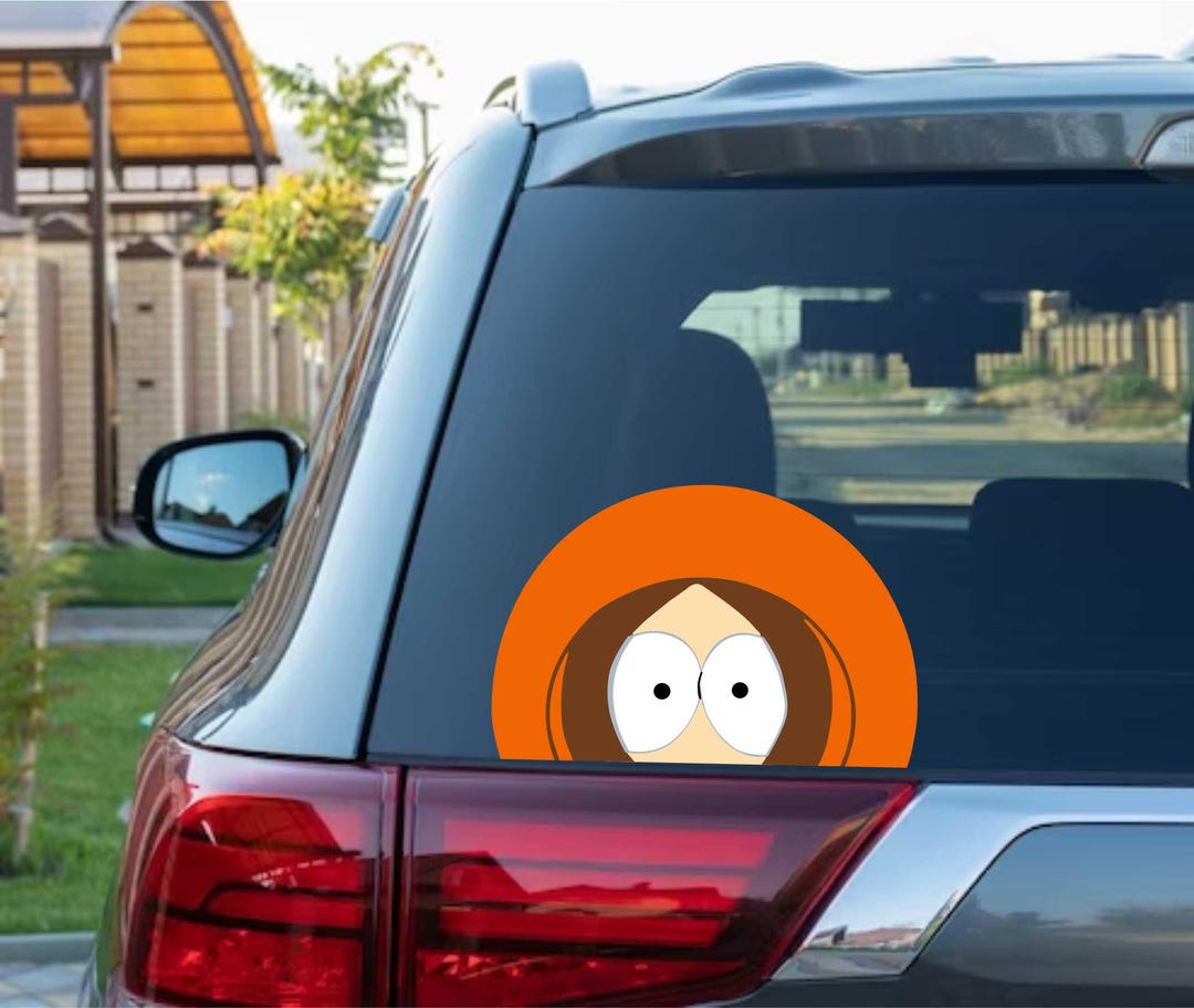 Ken Peeking Peek Peekabo Peekers Bumper Window Vinyl Decal Funny Meme ...