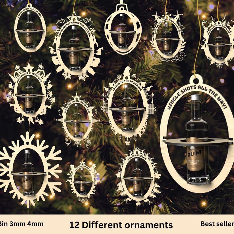 Laser File Shot Ornament - Etsy