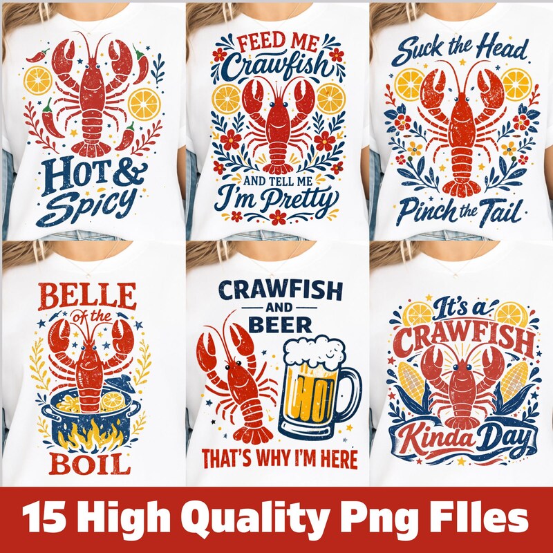 Crawfish Svg - Etsy