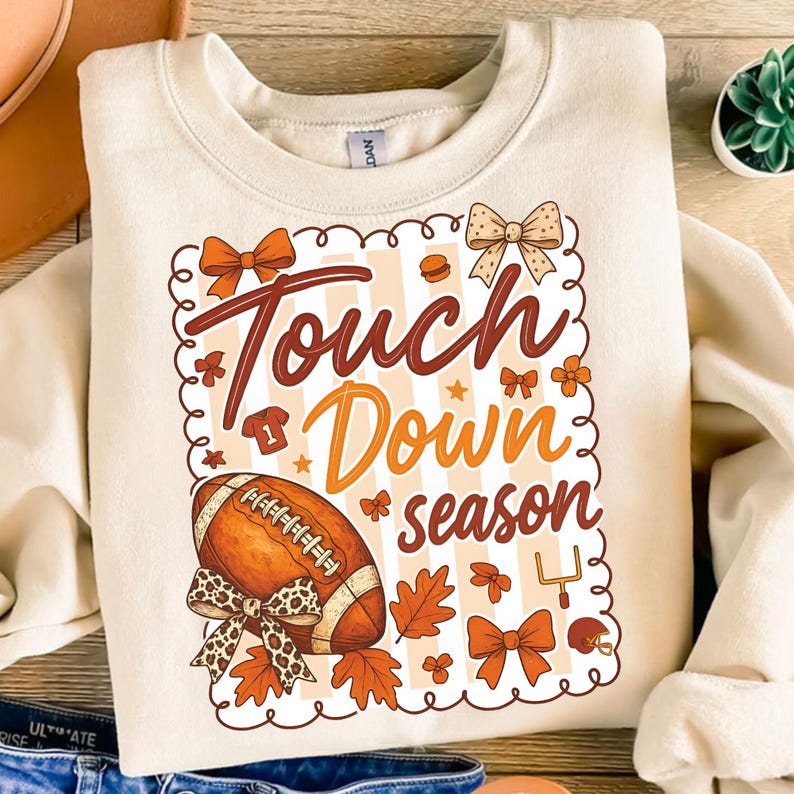 50+ Touchdown Season Bundle Png, Fall Football Png, Football Game Day ...