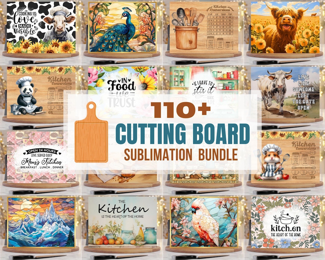 100+ Cutting Board Sublimation Designs Download, Kitchen Sublimation ...
