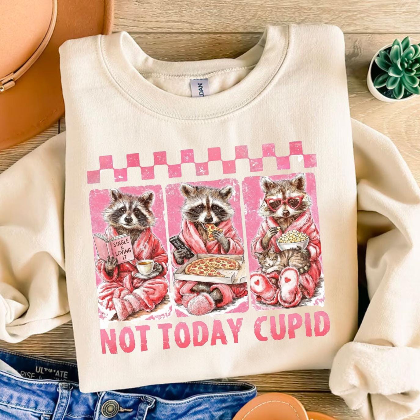 Valentine Snarky Raccoon Png Bundle, Sarcastic Valentines Day Png ...