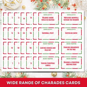Christmas Charades | Christmas Games | Christmas Trivia | Classroom ...