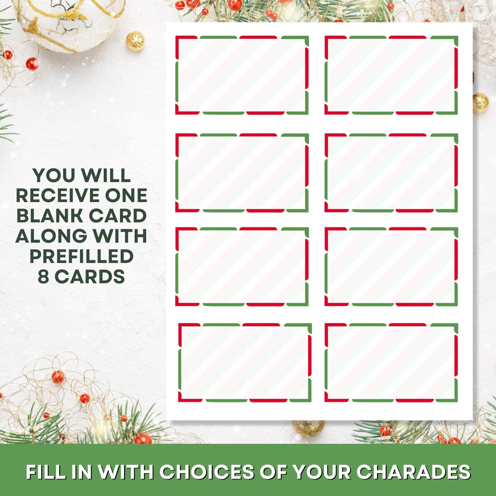 Christmas Charades | Christmas Games | Christmas Trivia | Classroom ...