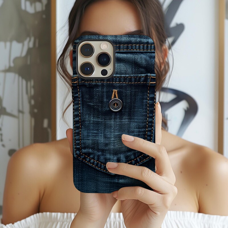 Denim Phone Case - Etsy