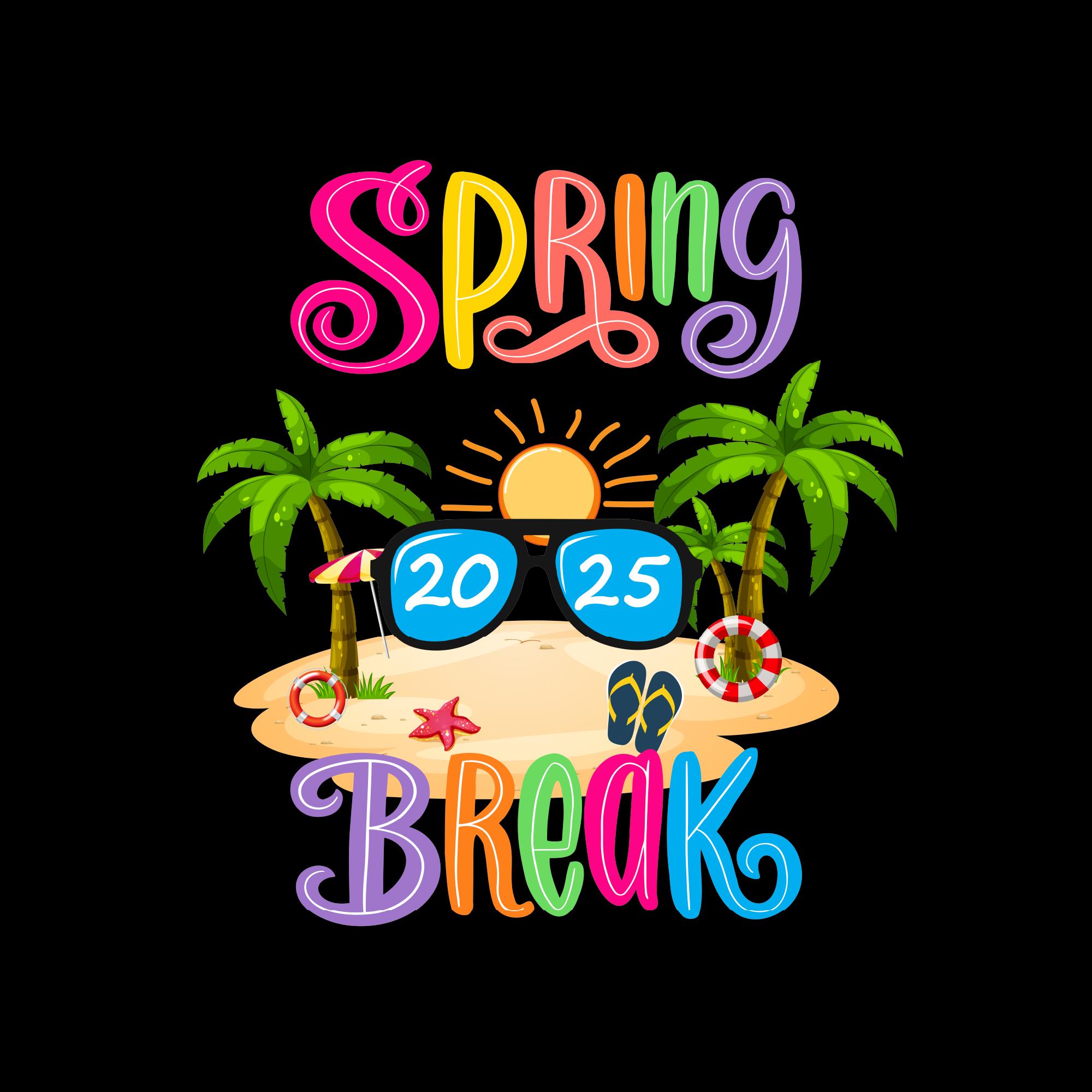 Spring Break 2025 Png, Spring Break Squad Png, Funny Spring Png, Beach ...