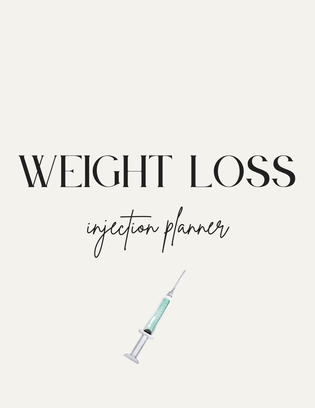 Semaglutide Weight Loss Tracker Printable | GLP-1 Progress Journal ...
